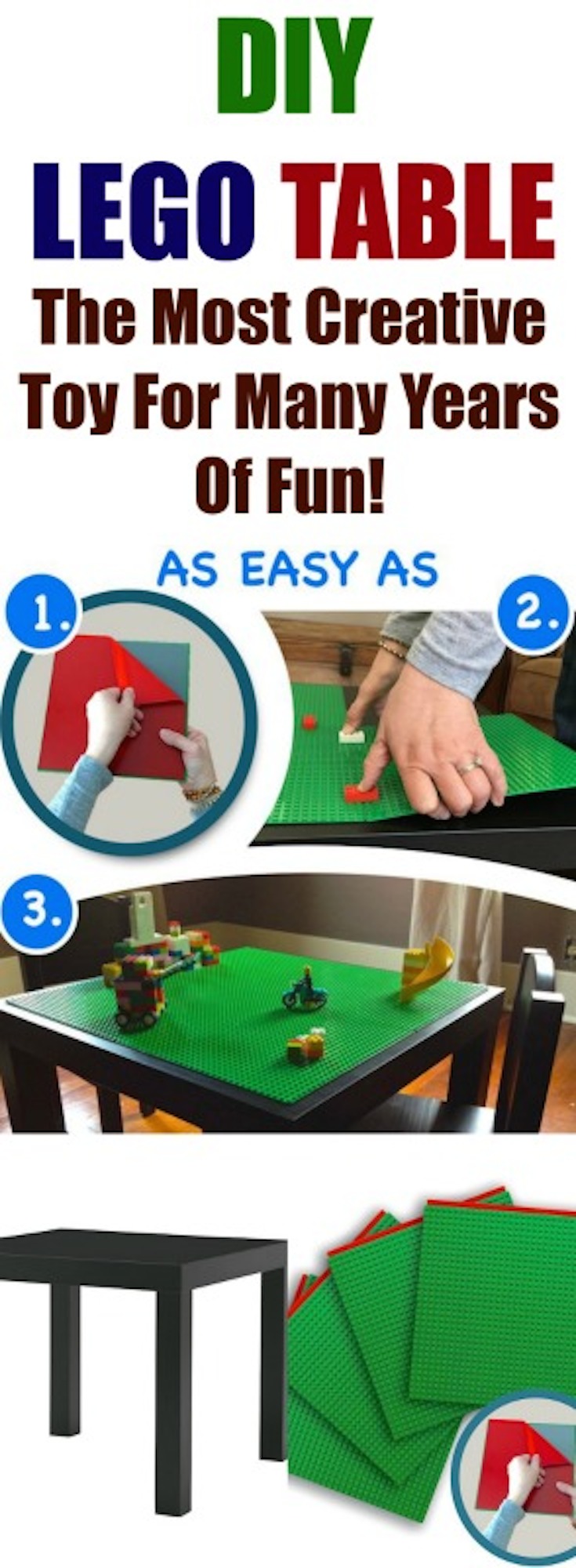 DIY Lego Table: The Most Creative Toy For Many Years Of Fun