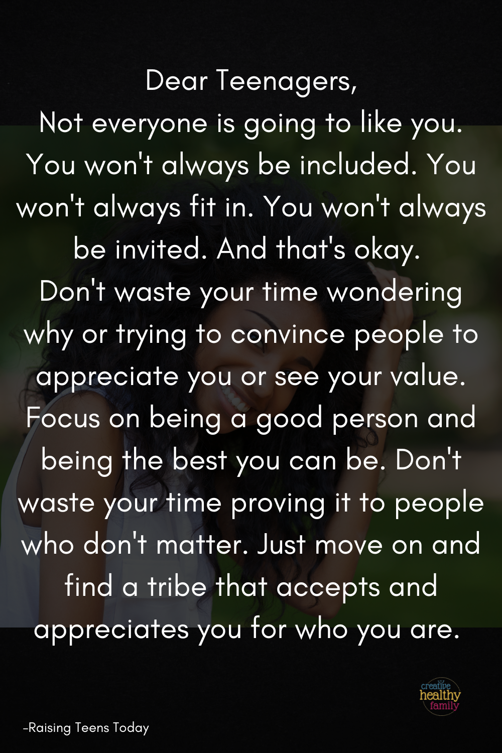 30 Positive Messages Teens Need to Hear Before Adulthood